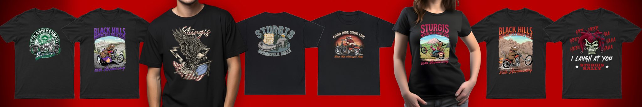 2025, 85th Annual Sturgis Motorcycle Rally, Eagle Tshirt – ShopSturgis.com